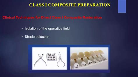 Class I Ii Composites Cavity Preparations Pptx