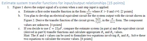 Estimate System Transfer Functions For Inputoutput