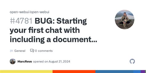Bug Starting Your First Chat With Including A Document Keyerror