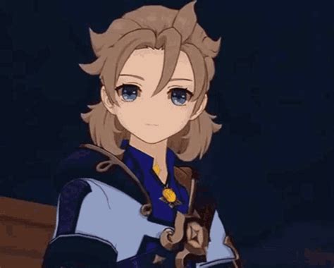 Albedo Genshin Impact Gif Albedo Genshin Impact Happy Albedo Discover Share Gifs