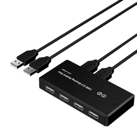 Usb 2 0 Sharing Switch Box 4 Poort 2 In 4 Out Swit Vicedeal