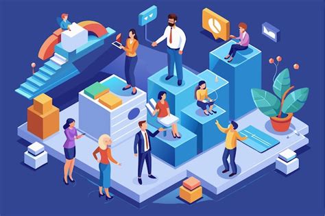 Diverse Professionals Engage In Team Leadership Activities Within A