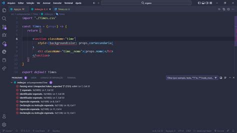 Bug Vsc Não Deixa Fazer O Style Inline React Desenvolvendo Com Javascript Solucionado