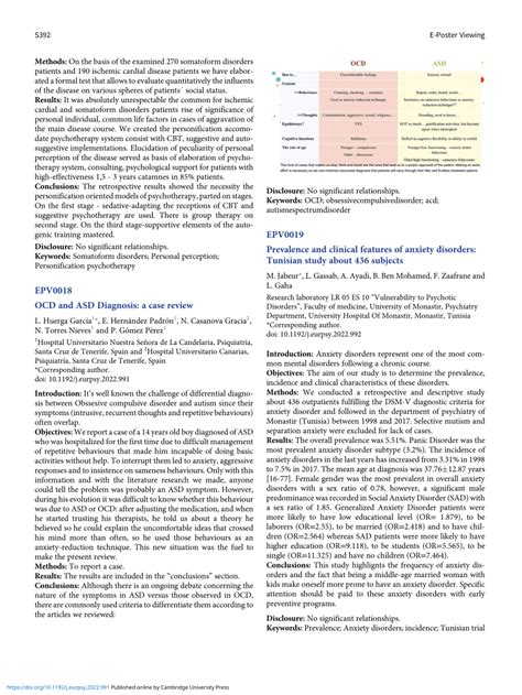 Pdf Ocd And Asd Diagnosis A Case Review