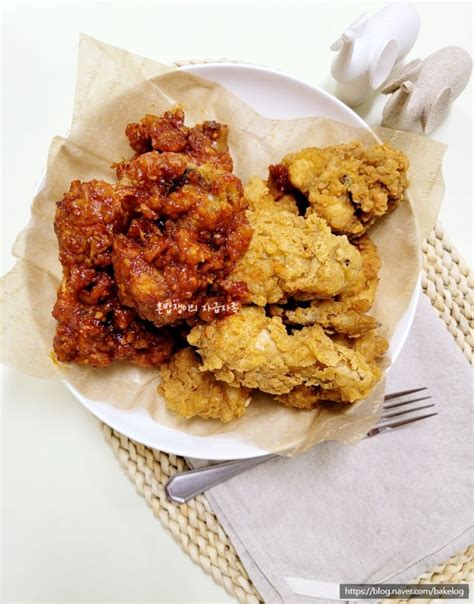 집에서 바삭바삭 맛있는 치킨 만드는 법 양념치킨 소스 레시피 네이버 블로그
