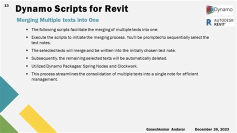 Bim Revit Dynamobim Architecture Ganeshkumar Andavar