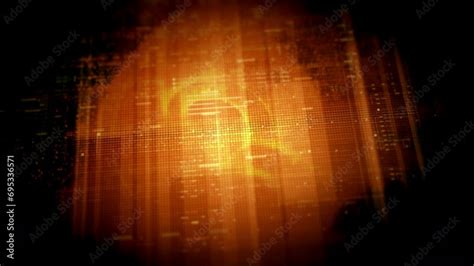 Immersive Data Matrix Simulation Ui With Cutting Edge Digital Environment With A Dynamic And