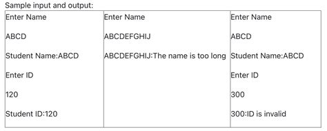 Solved Write A Program In Java With Two Exception