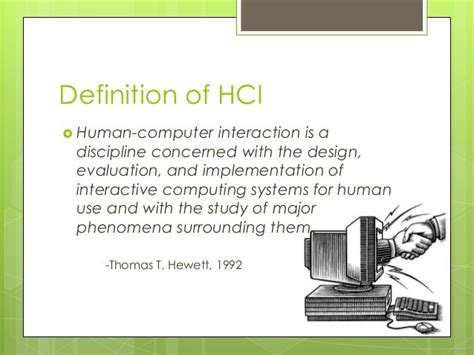 human computer interaction hci