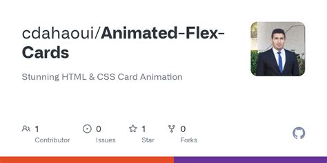 Github Cdahaouianimated Flex Cards Stunning Html And Css Card Animation