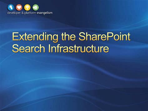 PPT Extending The SharePoint Search Infrastructure PowerPoint Presentation ID