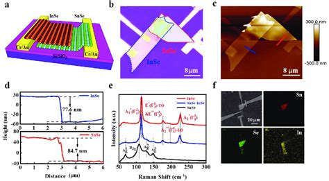The Structural And Chemical Characterization Of The Snse Inse Vdwh A