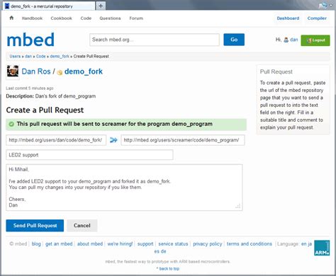 Collaborationpull Requests Handbook Mbed