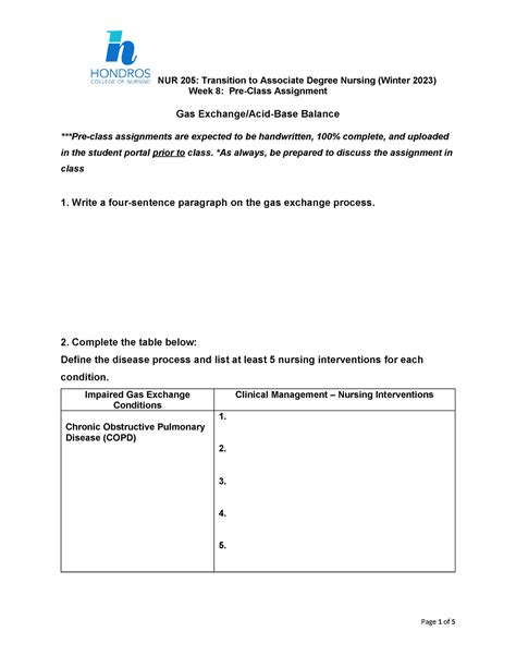 nur 205 week 8 pre class assignments wi23 week 8 pre class