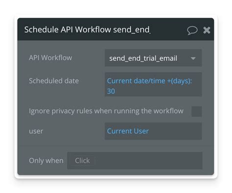 Scheduling Api Workflows Bubble Docs