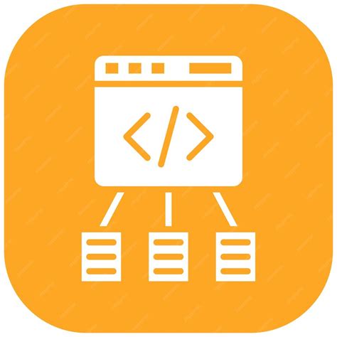 Premium Vector Code Framework Vector Illustration Style