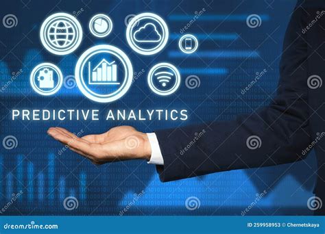 Concept Of Predictive Analytics Businessman And Different Virtual