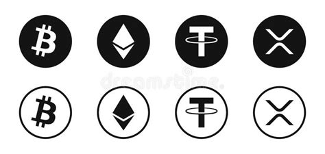 Cryptocurrency Logo A Set Of The Best Cryptocurrency Token Logos
