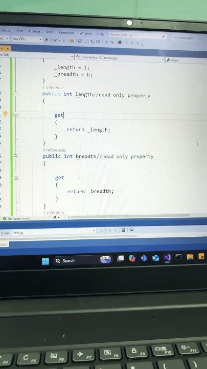 Property In C Read Only Property Youtube