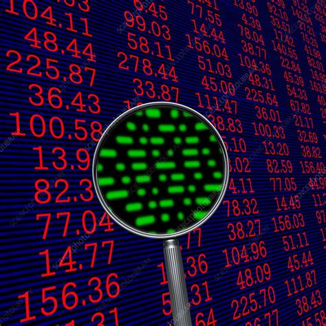 data analysis computer artwork stock image c016 9202 science