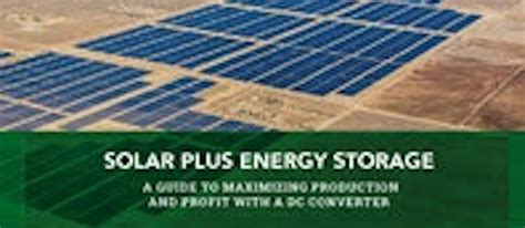 Dc Coupled Solar Plus Storage Microgrid Knowledge
