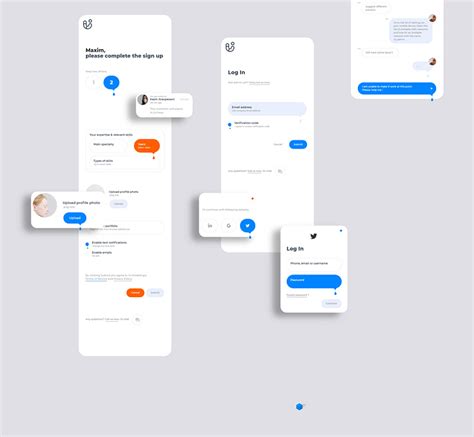vertical navigation ui humanisation by maxim aginsky on dribbble