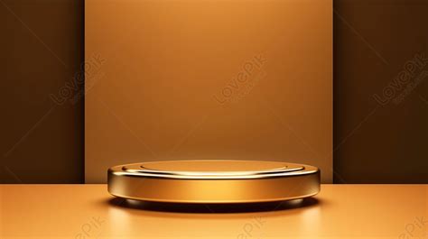 고급스러운 디자인의 골드 제품 스탠드 골드 디스플레이와 우아한 배경을 갖춘 3d 렌더링 스탠 배경 우아 배경 디스플레이 디자인 배경 이미지 Hd 스탠 우아