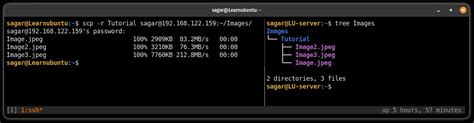 use scp command in ubuntu