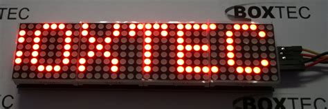 32x8 Dot Matrix Display Red Max7219 Electronics Led Led Dot