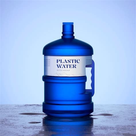 Premium Psd Big Plastic Water Bottle