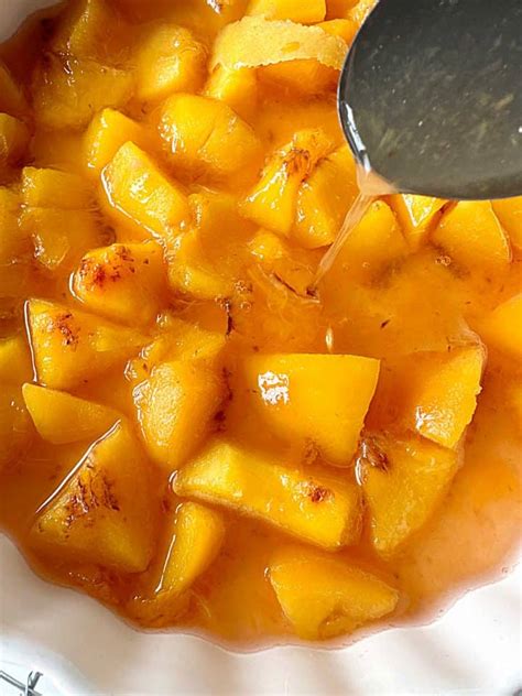 Peach Compote 3 Ingredients Vintage Kitchen Notes