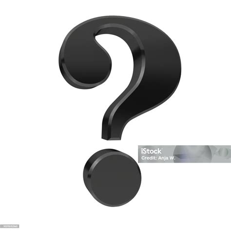 고립 된 문장 부호 서명 물음표 3d 블랙 심문 포인트 요청 0명에 대한 스톡 사진 및 기타 이미지 0명 3차원 형태