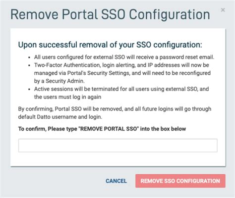Set Up Portal SSO