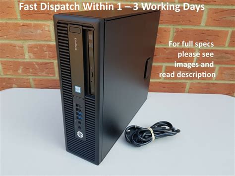 Fast Powerful HP EliteDesk Core I5 DDR4 8GB RAM 64GB SSD 500GB HDD Win10Pro EBay In 2024 Hdd
