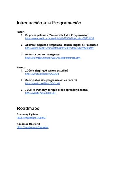 Programa Backend Developer Pdf Tecnologías De La Información Informática
