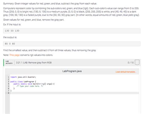 Solved Summary Given Integer Values For Red Green And Chegg