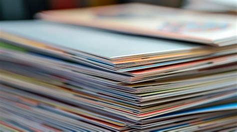 A Photo Of A Stack Of Educational Flashcards Premium Ai Generated Image