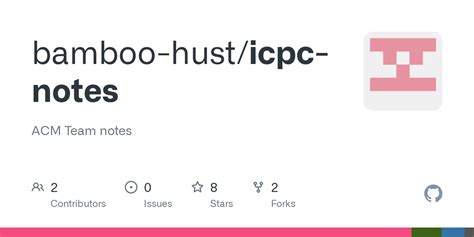 Github Bamboo Husticpc Notes Acm Team Notes
