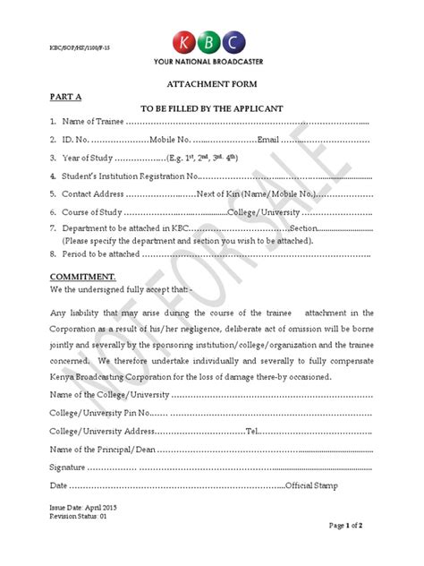 Attachment Application Form Pdf Common Law Justice