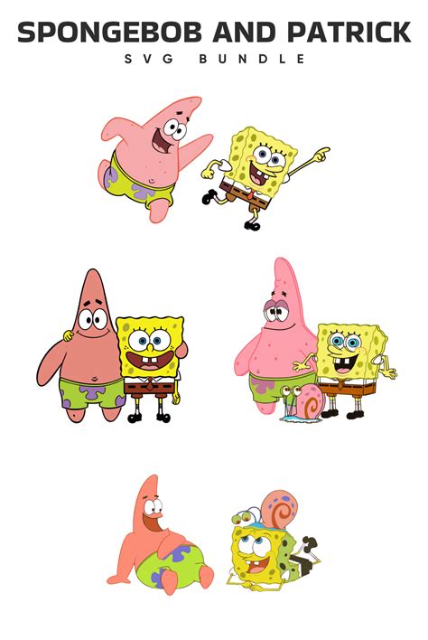 1000 Spongebob Svg Bundle Crabs Svg Patric Svg Plankton Svg Porn Sex