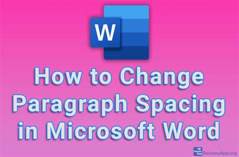 How To Change Paragraph Spacing In Microsoft Word Design Talk