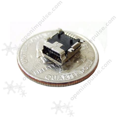 Usb Mini B Smd Socket 5p Open Impulseopen Impulse