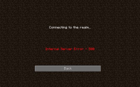 Minecraft Realms Error 502 Prodstorm