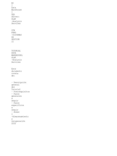 Sql Tutorial Etl Parte 3 Pdf Servidor Sql De Microsoft