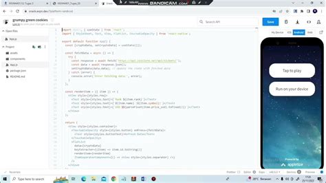 Praktikum 3 Msim4401 Pemrograman Berbasis Piranti Bergerak Youtube