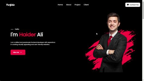 haider ali on linkedin portfoliowebsite frontenddevelopment responsivedesign 10 comments
