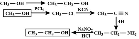 How To Convert Methanol Into Ethanol Write Chemical Equations Only