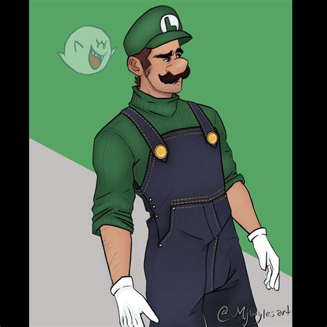 Mjwylesart On Twitter To Make A Long Story Short My Friend Loves Luigi So I Decided To Draw