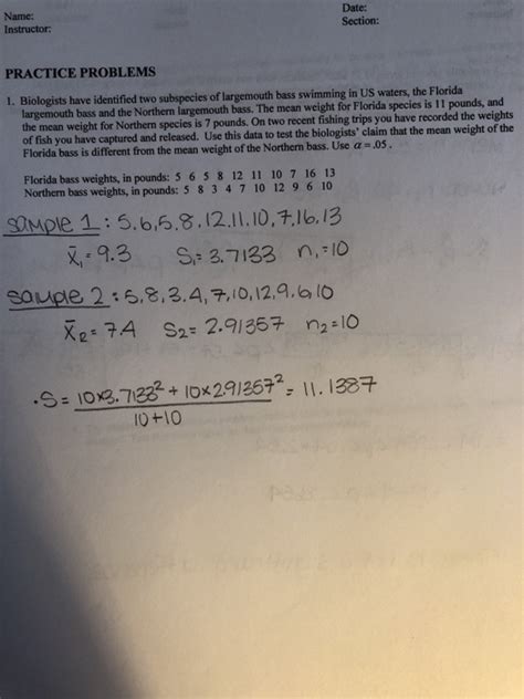 solved name instructor date section practice problems 1