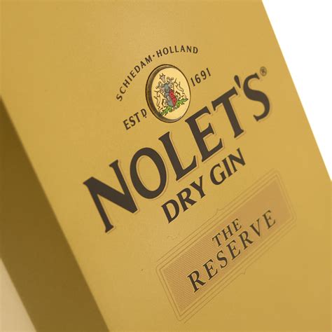 Nolets Dry Gin Reserve Is A Truly Special Spirit Dieline